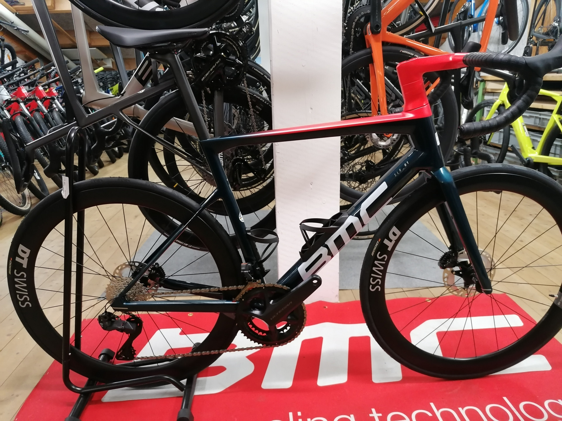 2022 BMC Teammachine SLR01 DISC THREE en vente - Neuf, Petrol, 56cm ...